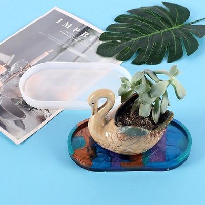 极速Oval Silicone Mold for  Coaster MoldsM uv Resin DIY Clay