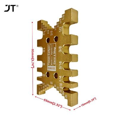 极速Woodworking Tenon Calipeyr Measuring Ruler High Precisio