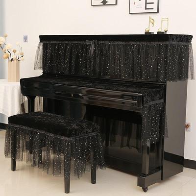 钢琴盖全盖斯堪的纳维亚蕾丝盖公主现代简单三件套半盖电钢琴美国