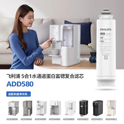 飞利浦净饮复合原装滤芯ADD580ADD581适用ADD8606/6866/6860/6865