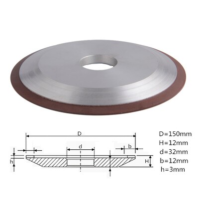 新品150mm Diamond Gorinding Wheels Grinding Disc 150/180/240