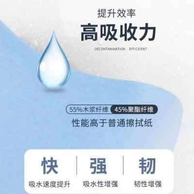 极速厂销多工途擦业擦拭纸2538吸油吸水不掉屑大卷V用拭布无尘布