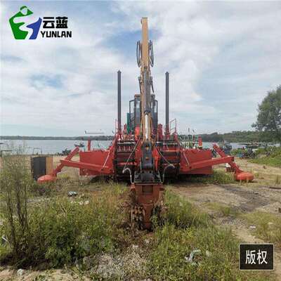 中型动水陆两栖全自挖泥船机 水陆挖两栖清淤 水YL-WJJ-2陆两用掘