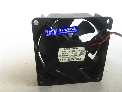 NMB 3110GL-B4W-B24 8025 8CM 12V 0.14A 单面 奇形 风扇