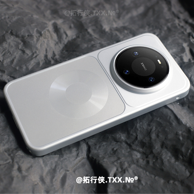 新品【破圈Magsafe磁吸壳】适用华为Mate80proMax手机壳银白色拼接外壳Mate60无线充电AG磨砂玻璃70Air硬壳薄