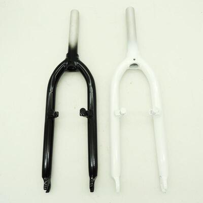 20寸折叠自行车铝合金v刹前叉28.6*170mm无牙直管上管c刹