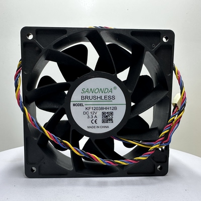 SANONDA KF12038HH12B 12V 3.3A 12CM 12038大风量高转速散热风扇