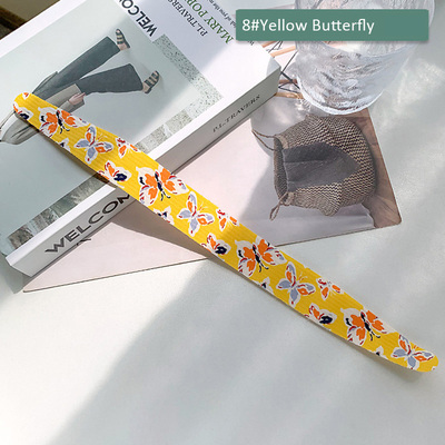 极速Magic Tape  Headband Floral Print Grid SwQeet Hairbands