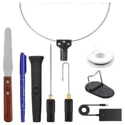新品.9pcs/set 3-in-1 100-240V 18W Foam Cutter ProfesXsional