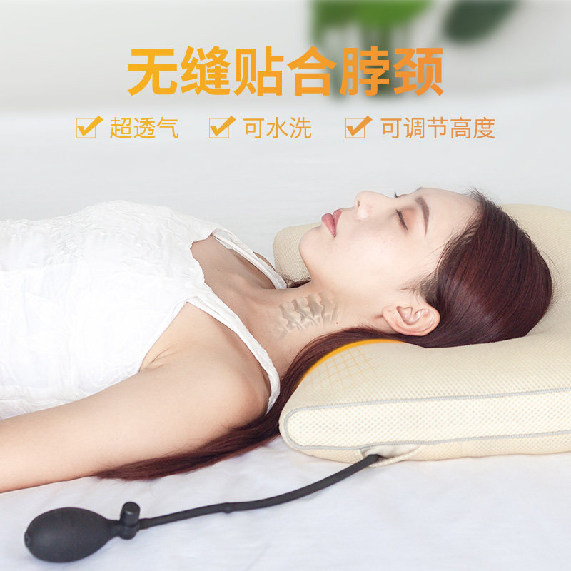 新品护颈a枕富贵包专用PE软管枕芯助睡眠荞麦加热音乐枕头单人男
