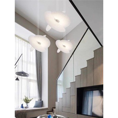 公寓复式楼loft吊灯别墅挑空客厅餐厅吊灯卧室艺术创意设计师吊灯