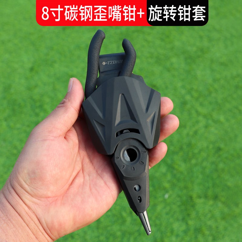 路亚钳子加长控鱼器一体新款多功能开环器超强脱钩器摘钩取鱼钩钳