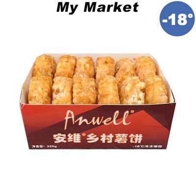 Anwell,Square Hash Browns Potato Patties 安维香村味薯饼