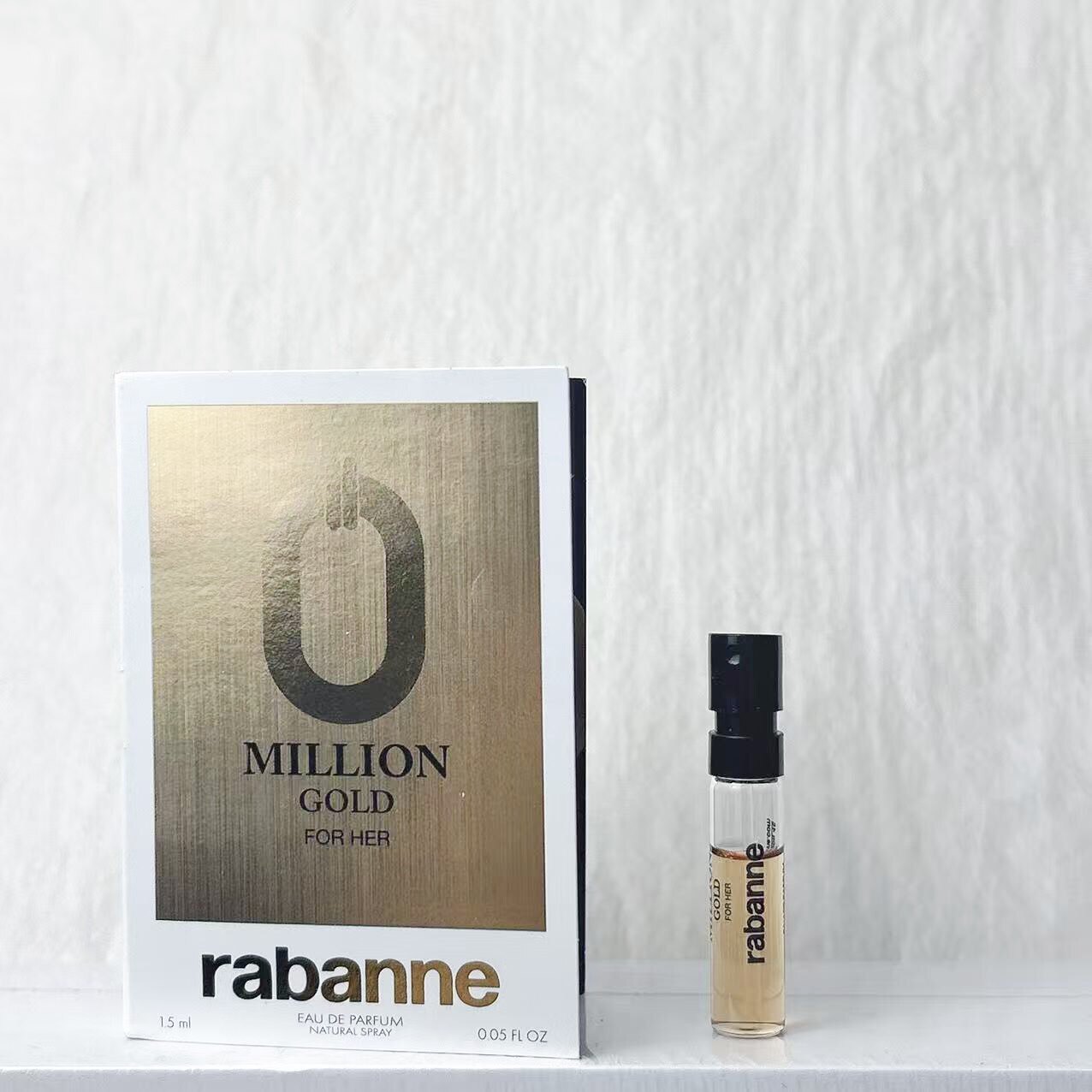 Rabanne帕高Million Gold百万黄金精粹 试管香水 1.5ml 小样