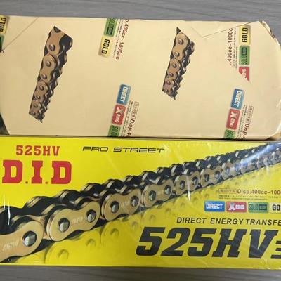 摩托车加厚链条油封链条 428 520 525 530 静音链条解决异响通用