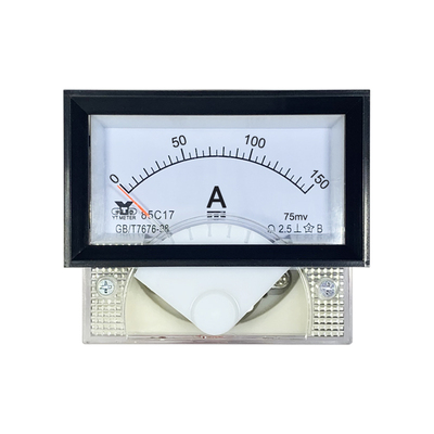 85c17直流电流表50ma 1a 2a 3a 5a 400a输入75mv指针仪表dc