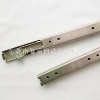304不锈钢三节滑轨SSRXC2708/10/12/14/16/18/20两层导轨SSRXY27