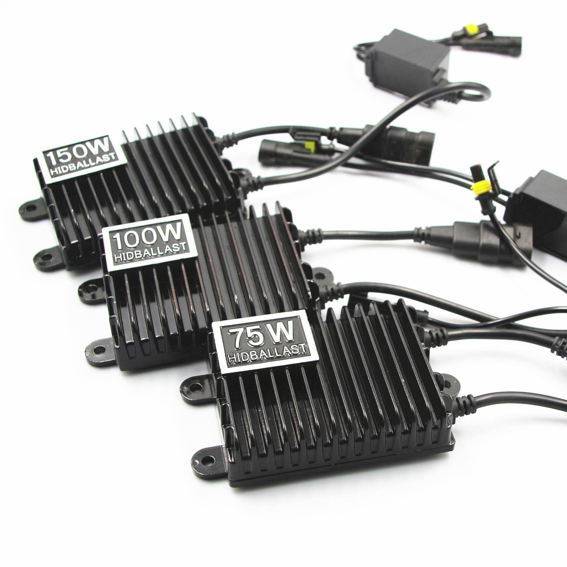 75W安定器12V大功率HID氙气灯AC安定器氙气灯150W整流器配件 200W