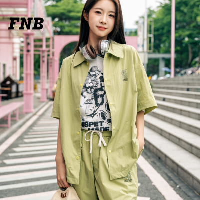 FNB2026夏季男速干印花短袖衬衫
