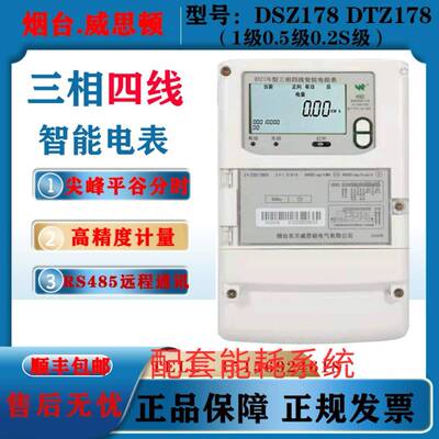 DTZ/DSZ178三相四线峰谷平互感式三相三线100V高压智能电表