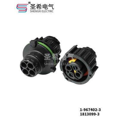 1- 967325 -1汽车连接器插头2P插头1- 1813098 -3轮1- 1813099 -1