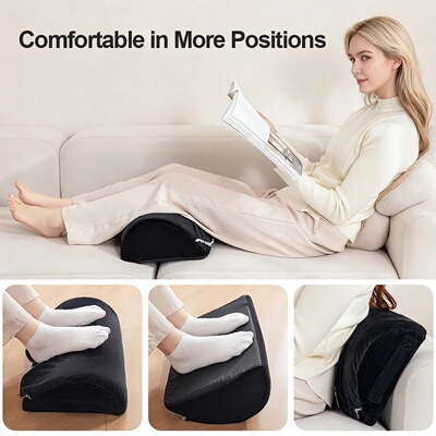 Foot Under the Desk, Warm Foot Pocket Footstool, Comfortabl