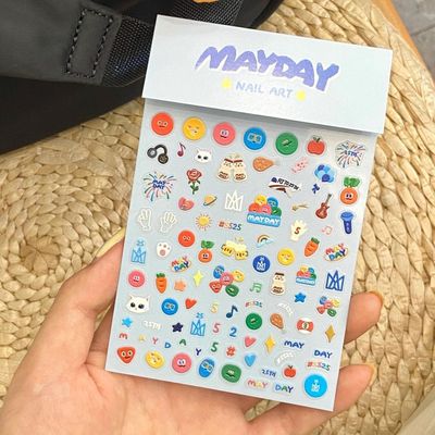 五月天演唱会应援卡通防水贴纸