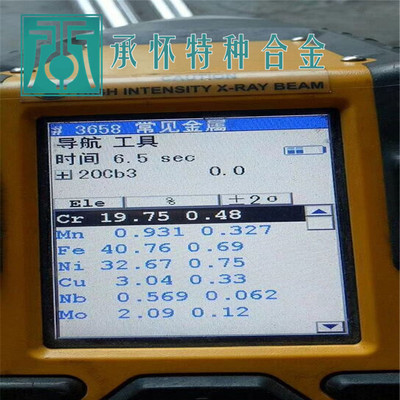 专业销售Alloy20镍基合金棒材 N08020 NS143耐蚀合金板 管 棒