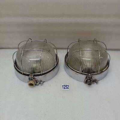 议价Palazzoli ALLUMIUM POLISH VINTA LIGHTLOT OF 2PC