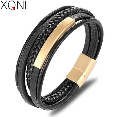 genuine leather brlet for men jewelry handmade gift boys新款