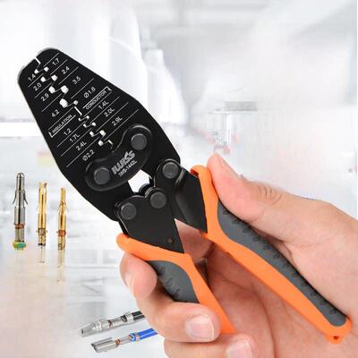 Iwiss 1442L压接钳多功能P707端子连接器插件式弹簧压接钳端子钳