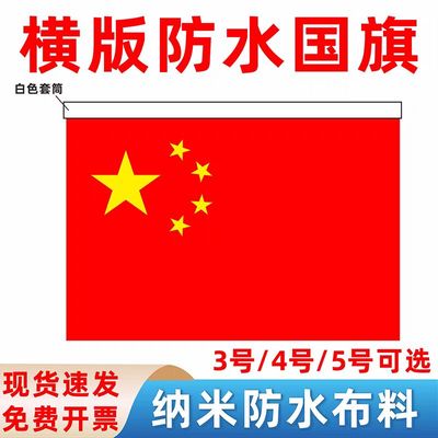 横版国旗党旗定制定做悬挂式旗帜