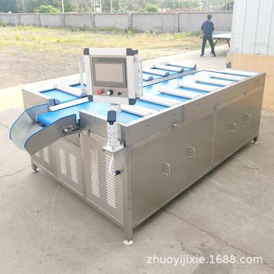 定量秤全水自动果重ZY-FZC量分选配合重称青菜瓜果在线分拣组设备