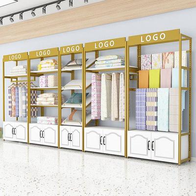 家纺店货架展示架四件套陈列柜被芯枕芯布料展柜窗帘床上用品货柜
