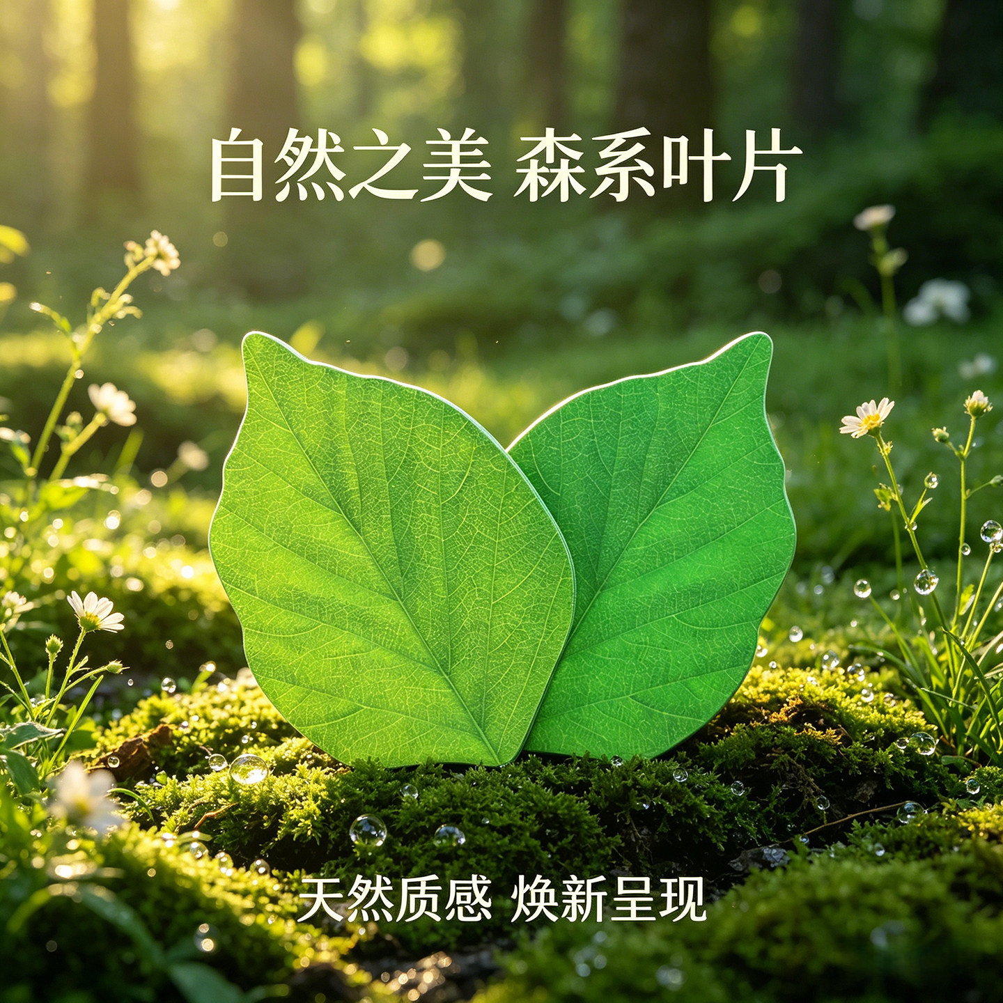 绿色树叶便利贴便签本便条纸留言N次贴可撕可粘贴异形叶子创意贴