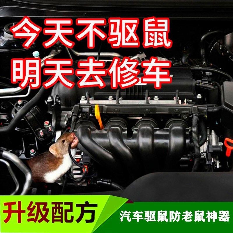 车载驱鼠器车用超声波驱赶老鼠猫汽车发动机舱仓车内专用防鼠