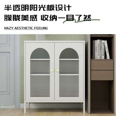 加厚餐边柜出租TVC茶屋收纳用墙柜家酒柜客厅靠展示柜水柜铁皮收