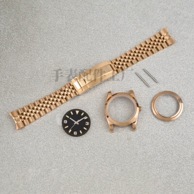 日志斜边圈新款NH35机芯改装手表 36mm/39mm不锈钢表壳 工厂直销