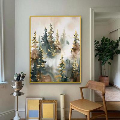 纯手绘油画客肌厅玄挂关过道立SH181体理装饰画大幅抽现代简约落