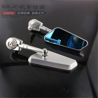 标致姜戈Django150i Django120改装复古手把后视镜车把手把反光镜