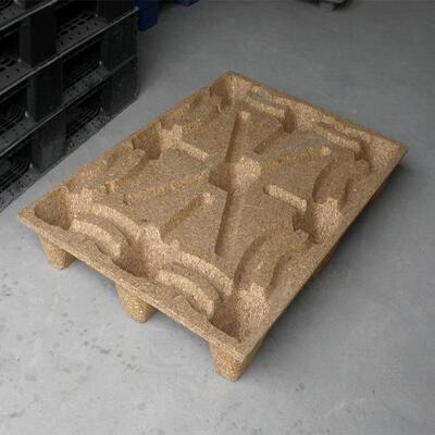 口模免熏叉LTU车托盘仓库防潮蒸压木屑仓储木纤出维卡板地台板托