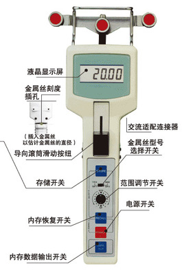 日本SHIMPO力新宝  手提式电子数字测量器 数字式张力仪 DTMB-2