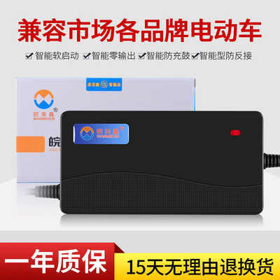 极速厂家原装电动车电瓶充l电器36V12AH48V20AH60V30AH64V40AH72V