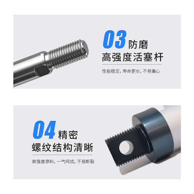 BLCH气动迷你空气缸MAL32*25/50/75/100/125/150/200螺纹双向气缸