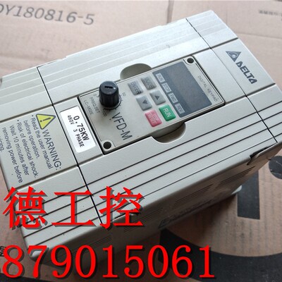 拆机 无维修 台达 变频器VFD007M43B 380V 0.75KW 成色漂亮