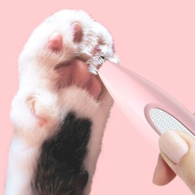 极速Professional Eleoctric Dog Cat Clippers Pet Feet Hair Cu