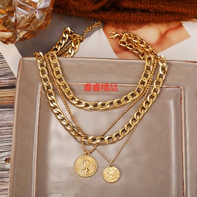 极速exaggeration Jewelry pendantC necklace fashion ladies ch