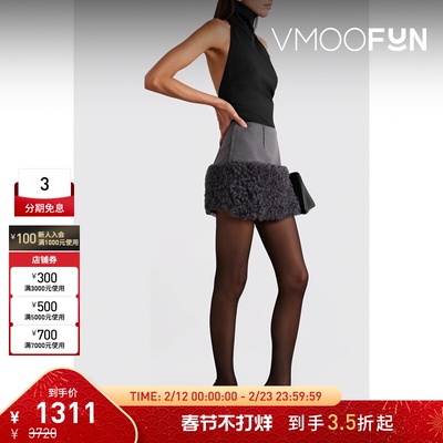 【折扣】16ARLINGTON 女露背弹力高领坦克背心