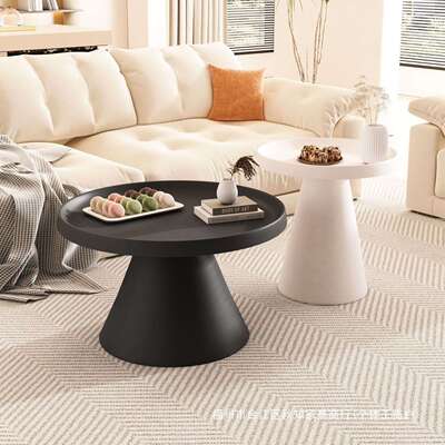 铁艺奶风边几极简2026网红小户型IFD小桌茶几新款圆民油厅宿形客