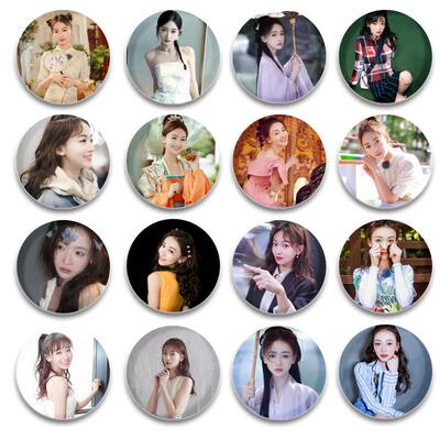 吴谨言周边吧唧徽章吧唧58mm马口铁胸章胸针挂件朋友谷子礼物pin